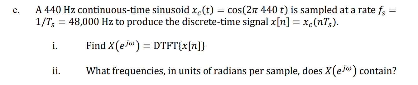 Solved Sampling function and the DTFT. (20 points) A | Chegg.com
