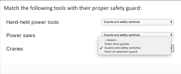 Solved and power tools -Point of operation guard Power | Chegg.com