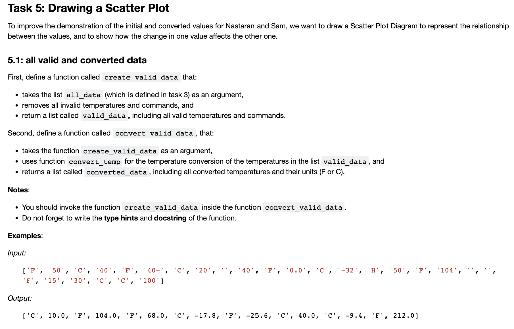 Solved between the values, and to show how the change in one | Chegg.com