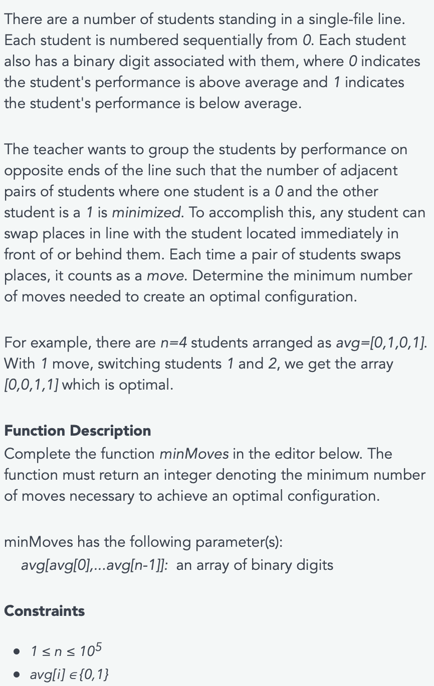Solved There are a number of students standing in a | Chegg.com