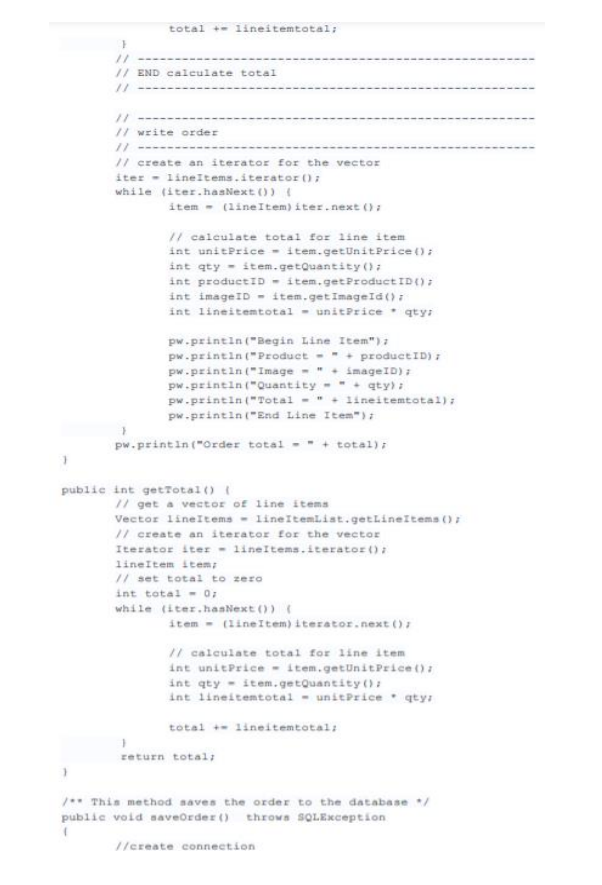 Solved 1. A: Identify three code smells in this code. | Chegg.com