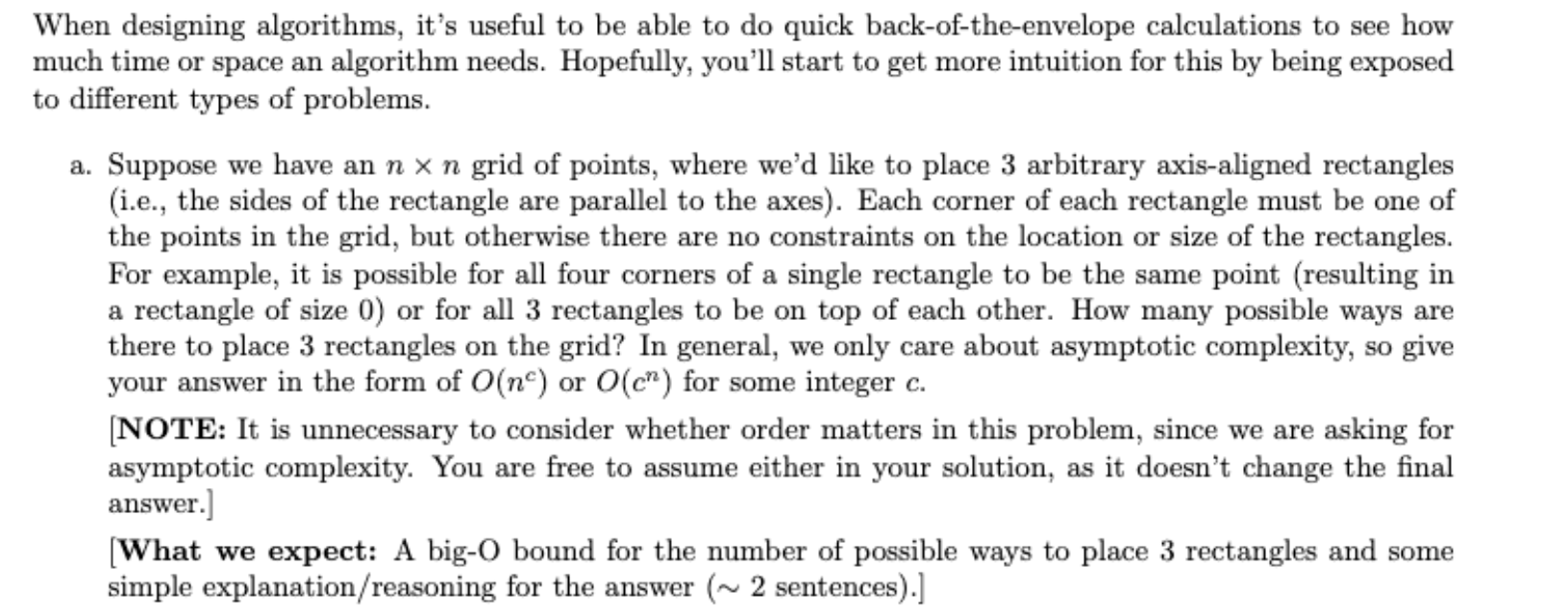 Solved When designing algorithms, it's useful to be able to | Chegg.com