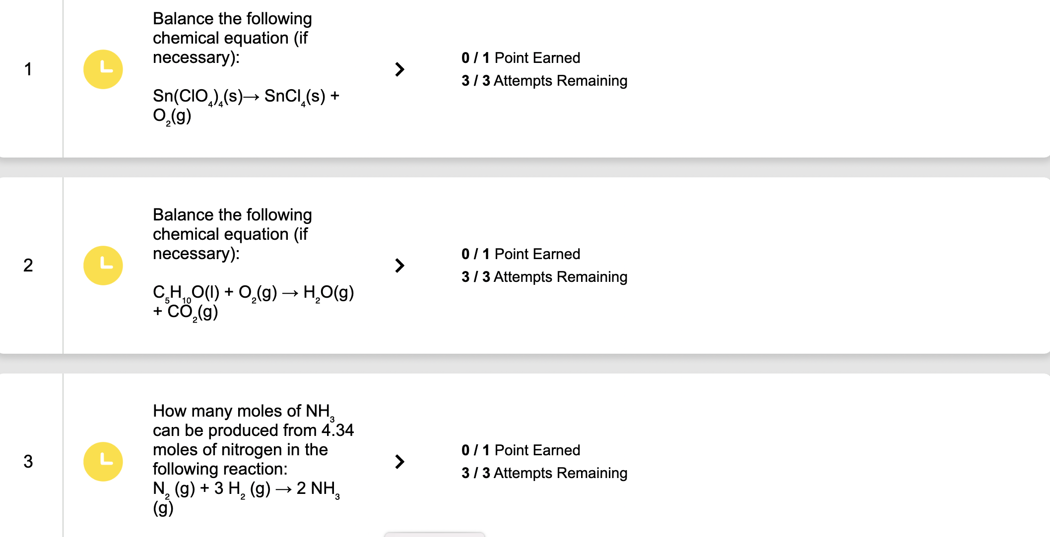 Solved Balance the following chemical equation (if | Chegg.com