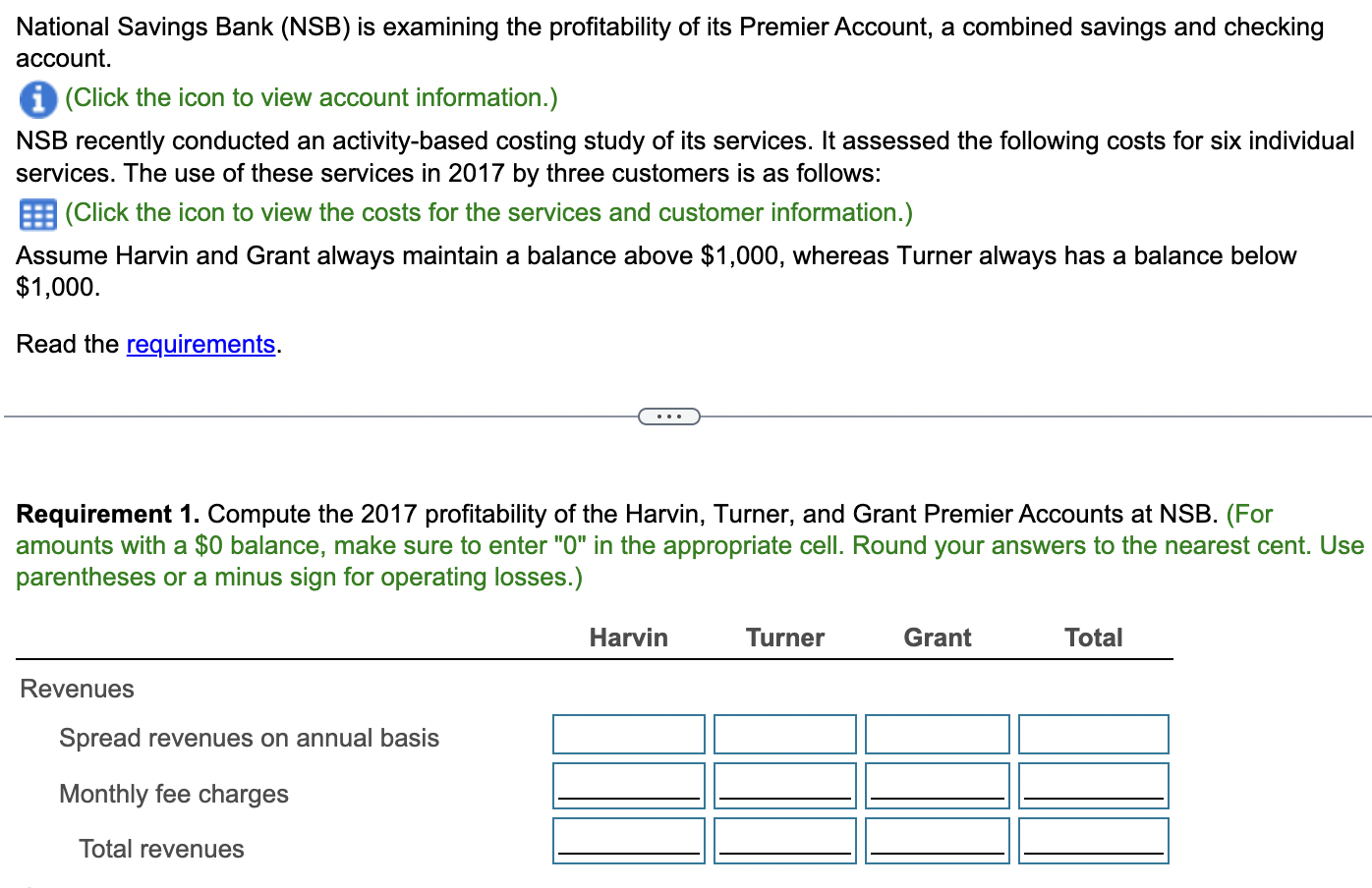National Savings Bank (NSB) is examining the | Chegg.com