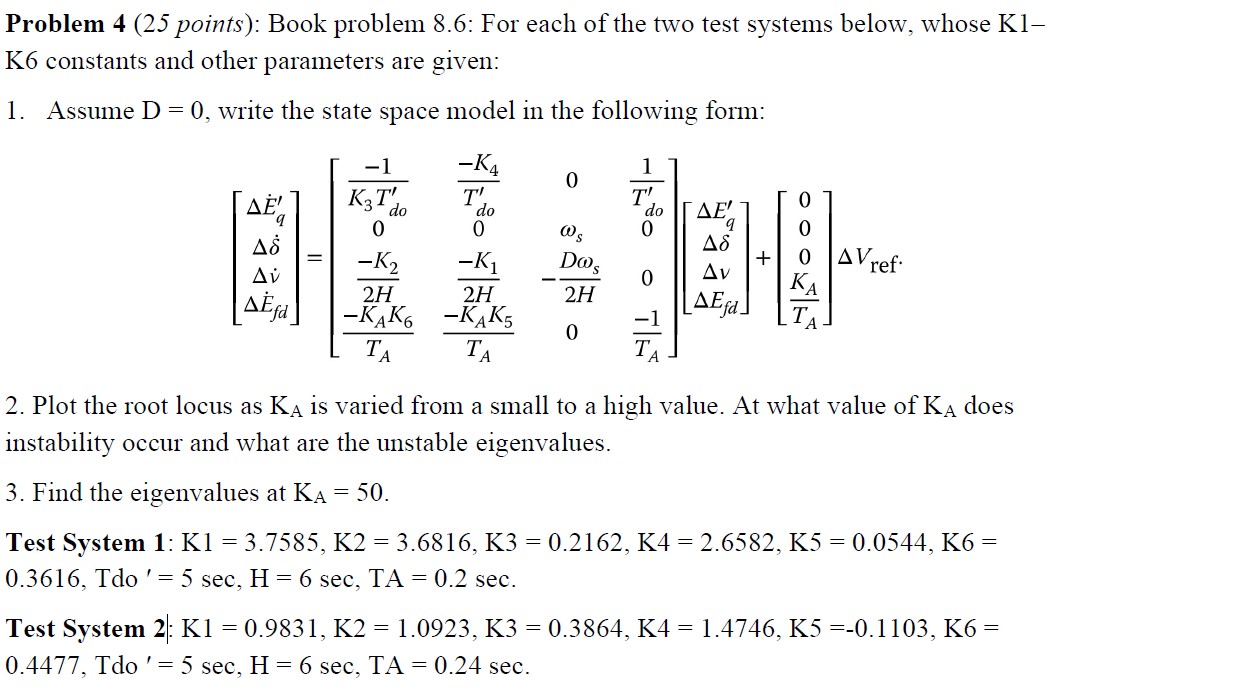 Solved Problem 4 (25 ﻿points): Book problem 8.6: For each of | Chegg.com