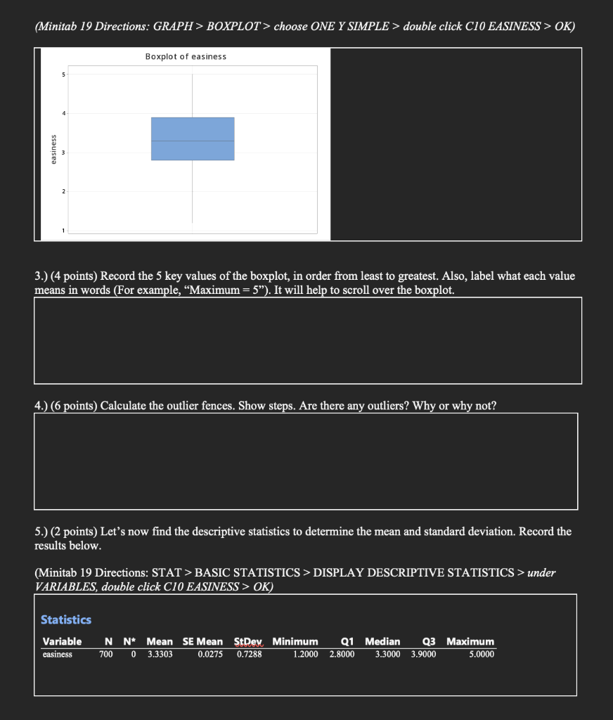 Solved Open MINITAB file rateMP.mpj from your email. This | Chegg.com