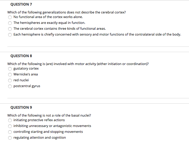 Solved QUESTION 7 Which of the following generalizations | Chegg.com