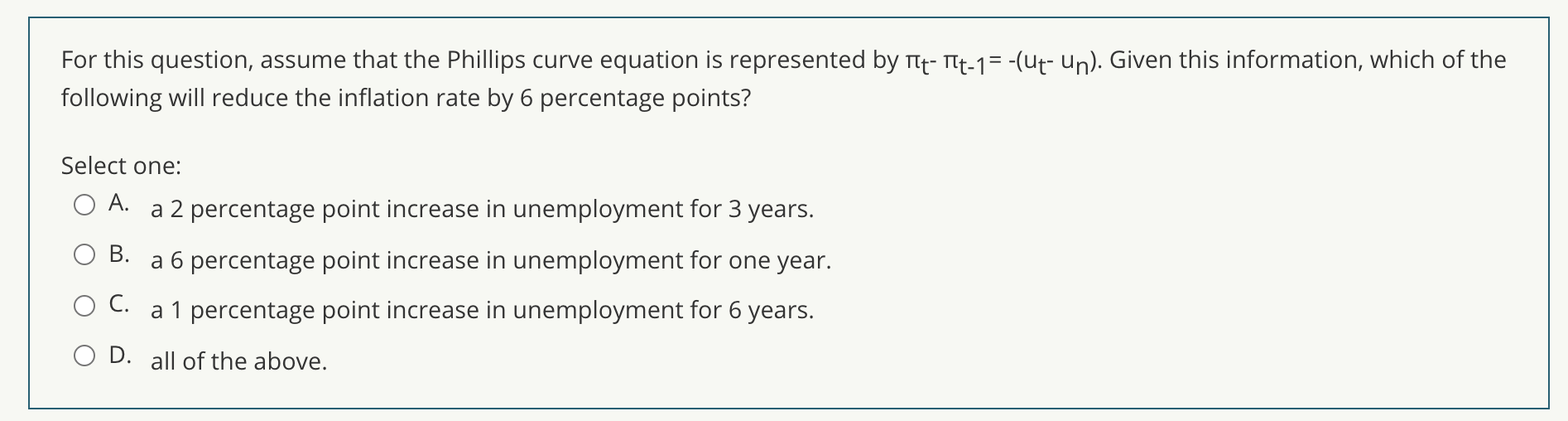 Solved For this question, assume that the economy is | Chegg.com