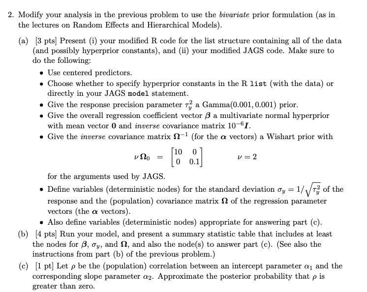 1. The R package named nlme contains a data set named | Chegg.com