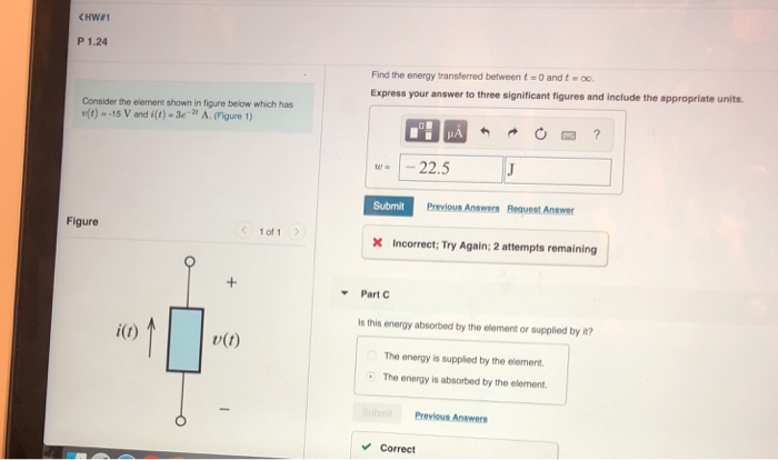 Solved P 124 Part A Consider The Element Shown In Figure 