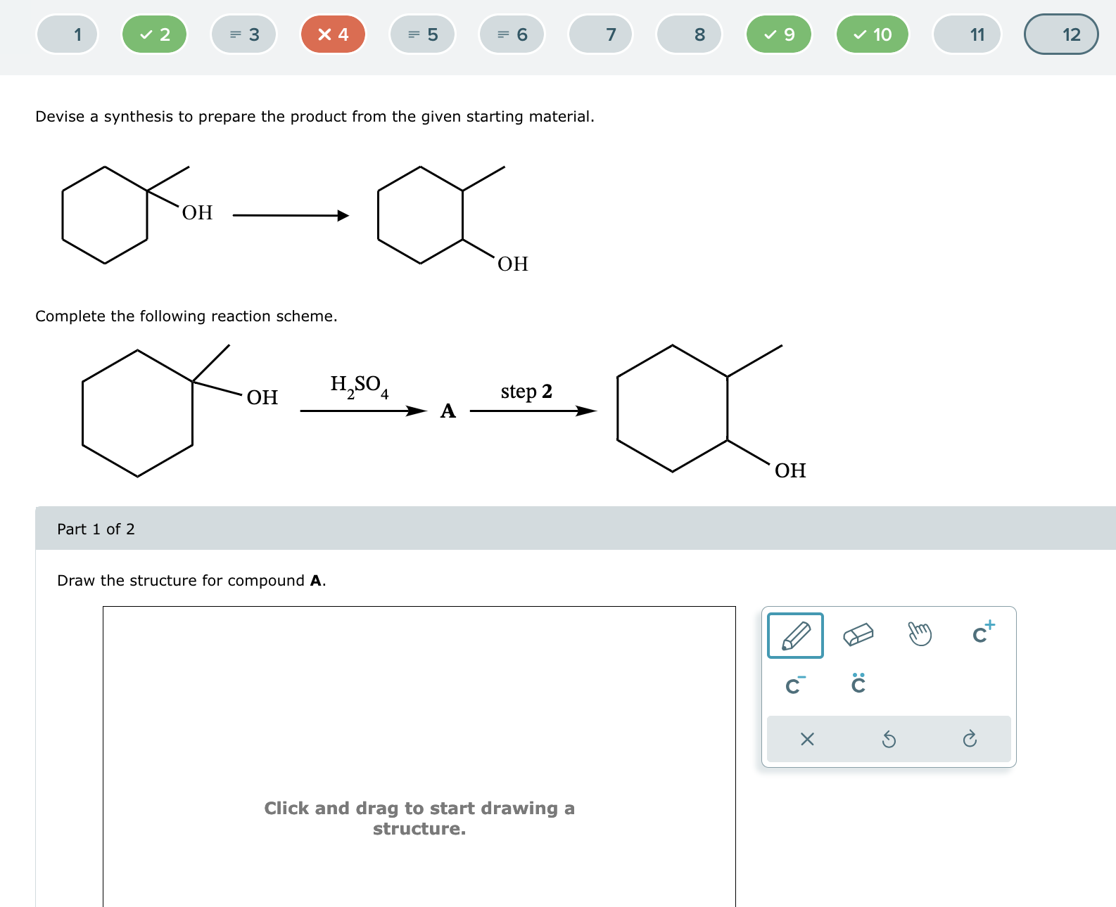 Solved Devise a synthesis to prepare the product from the | Chegg.com