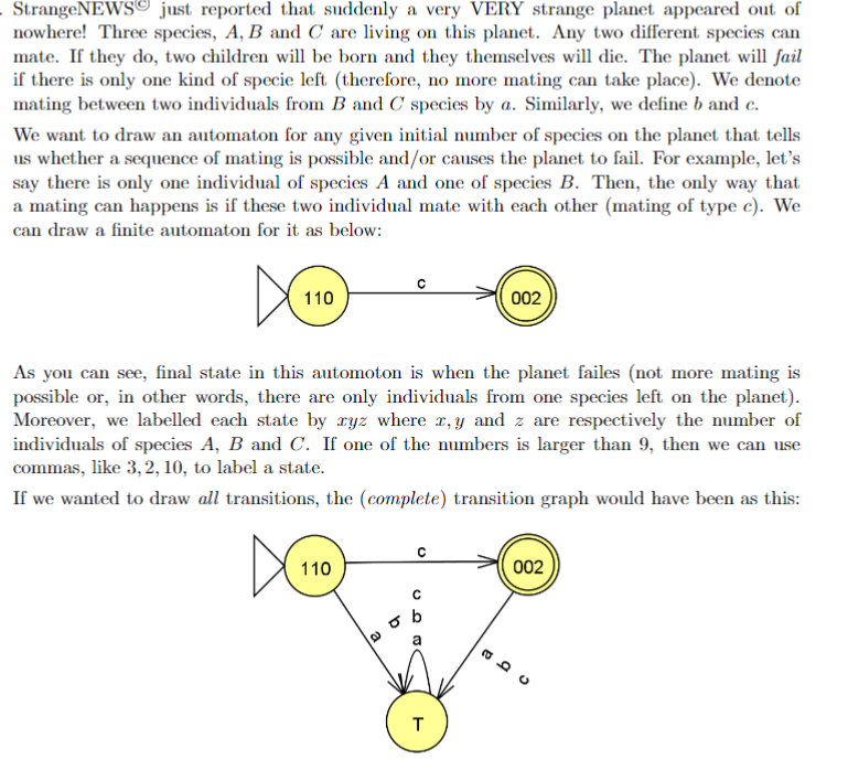 Solved (c) [5 points] Any DFA can be modified so that we | Chegg.com