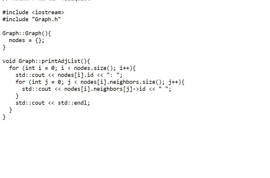 #ifndef GRAPH_H #define GRAPH_H #include #include | Chegg.com
