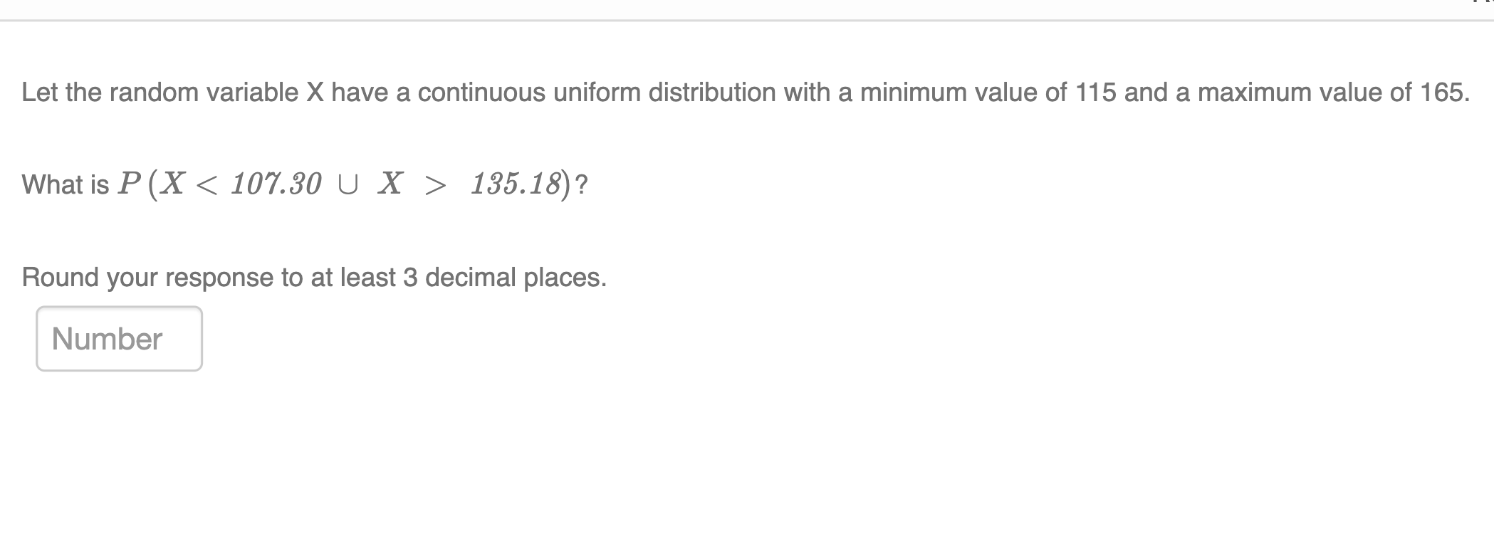 Solved Let the random variable X have a continuous uniform | Chegg.com