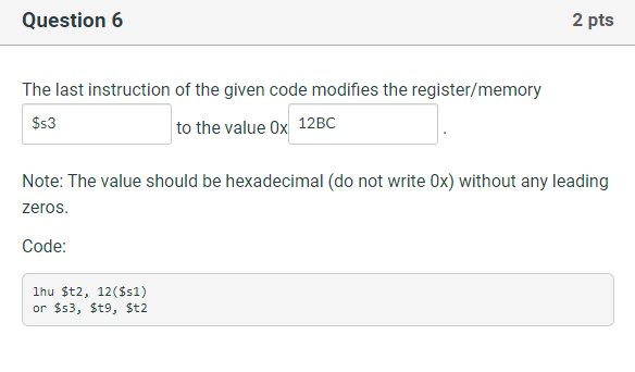 Solved For the next 5 questions, use the following register | Chegg.com
