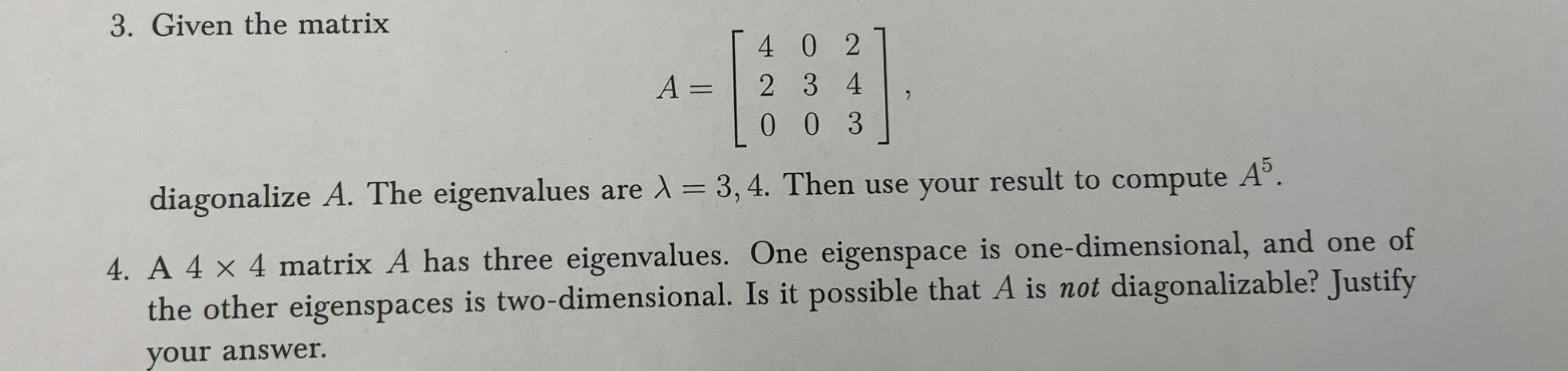 Solved Homework Reference: Linear Algebra and It's | Chegg.com