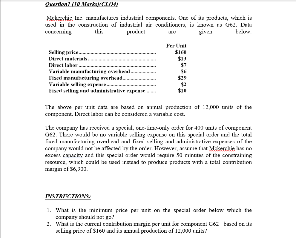 Question 2(CLO5) (5 Marks) Berol Company plans to | Chegg.com