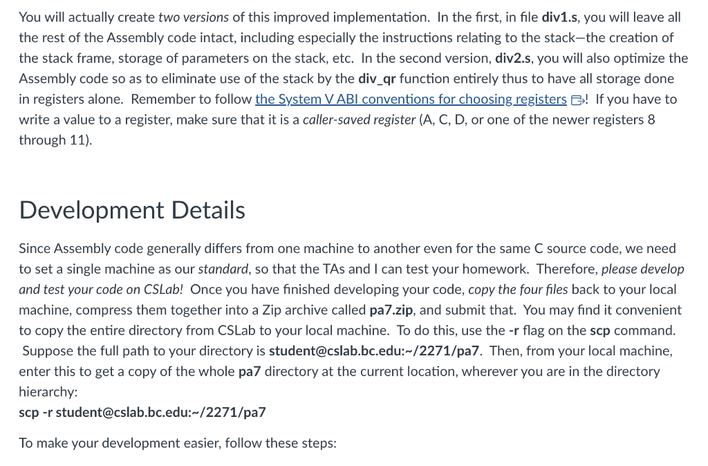 Solved NOTE: This assignment must be done on CSLab. Please | Chegg.com