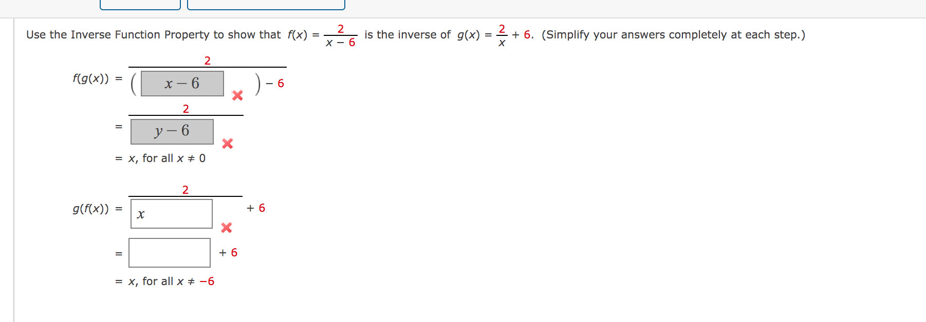 Solved Use the Inverse Function Property to show that f(x) | Chegg.com