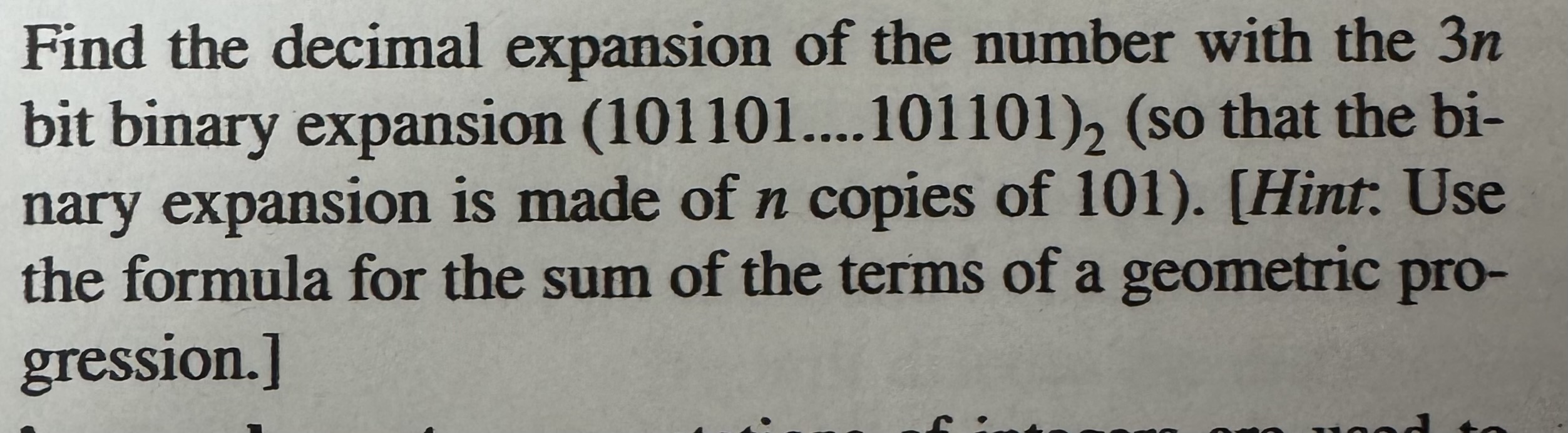 Solved Find the decimal expansion of the number with the | Chegg.com