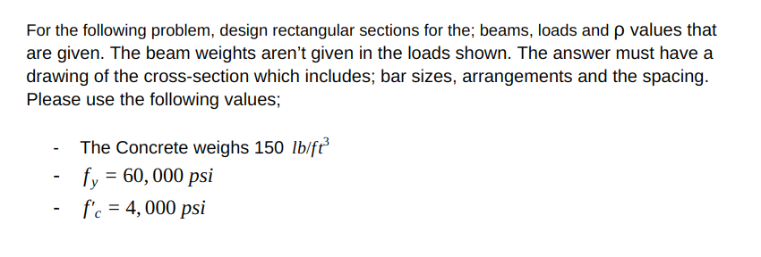 Solved For the following problem, design rectangular | Chegg.com