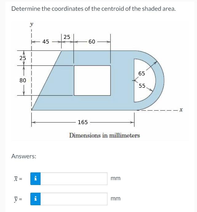 Solved Determine the height h above the base of the centroid | Chegg.com