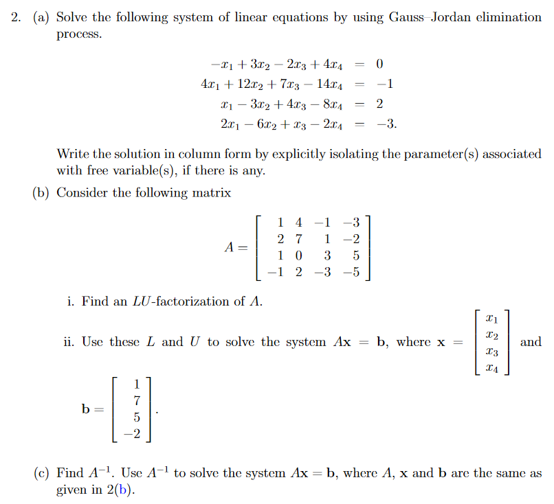 Solved 1. (a) Use definition of linear transformation to | Chegg.com