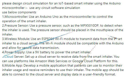 Solved please design circuit simulation for an loT-based | Chegg.com