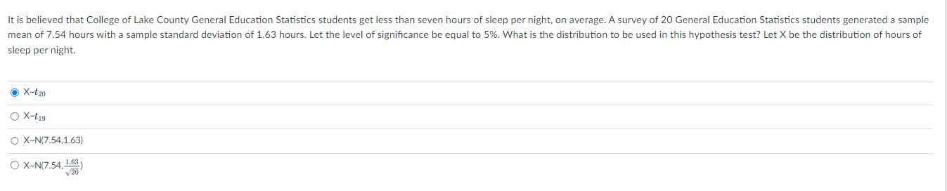 Solved sleep per night. | Chegg.com