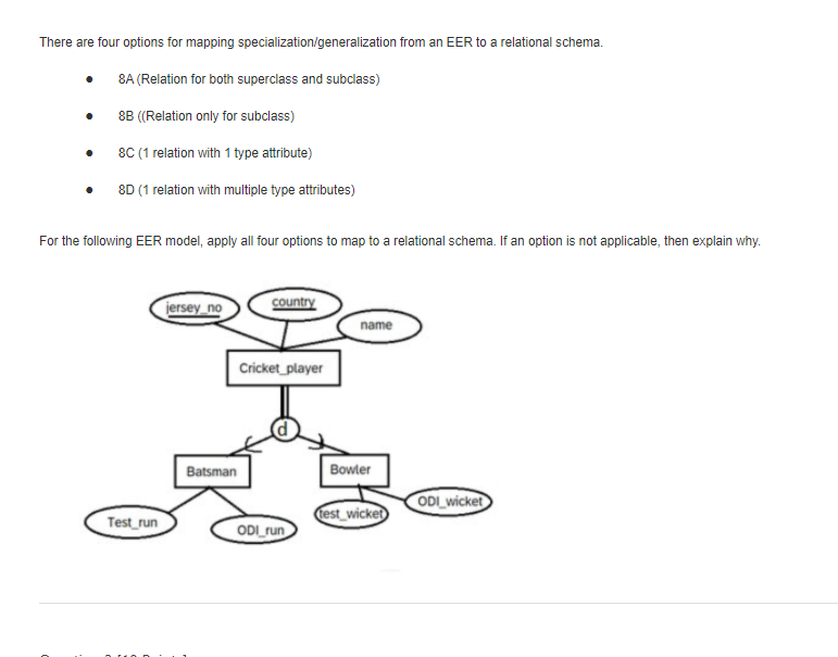 Solved There are four options for mapping | Chegg.com