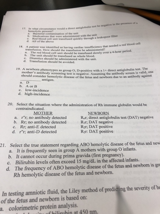 17. In what cireumstance nee would a direct | Chegg.com