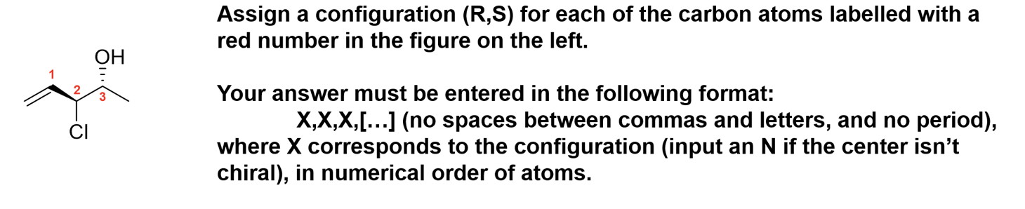 Solved Assign a configuration (R,S) for each of the carbon | Chegg.com