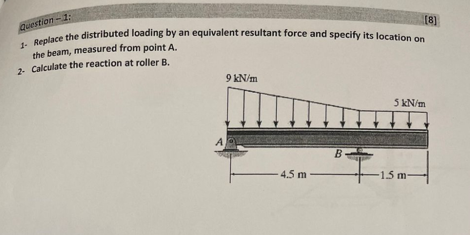 Solved Question -1 ﻿: [8] 1. ﻿Replace the distributed | Chegg.com