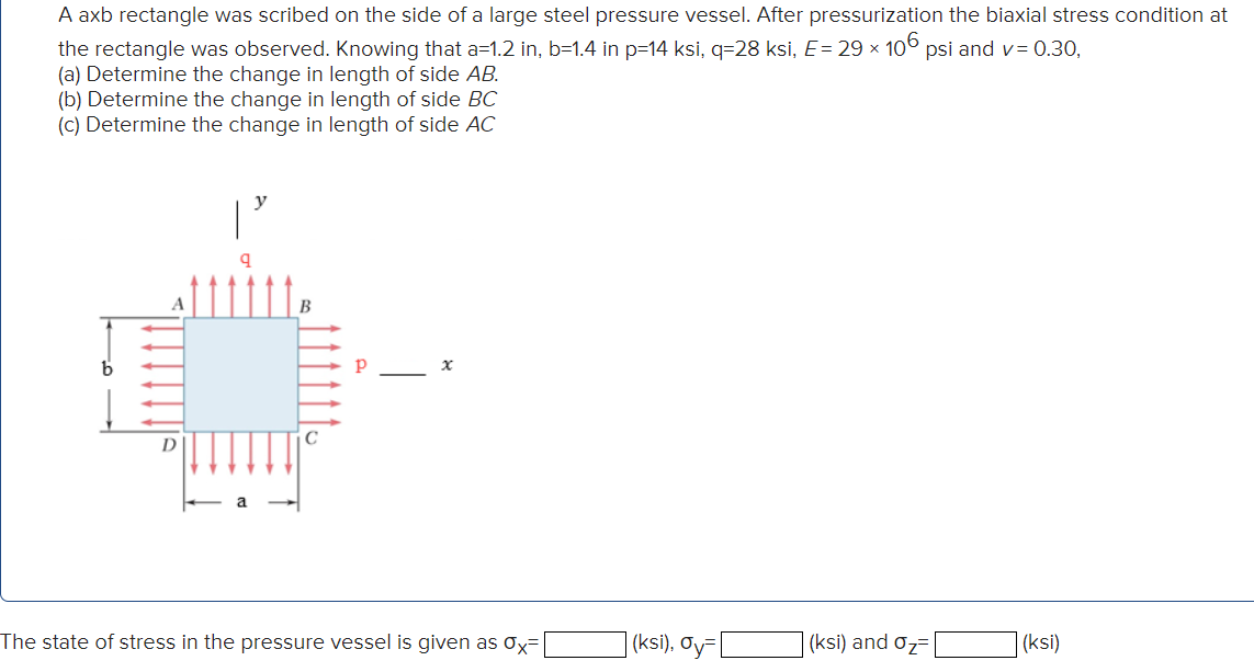 Solved A axb rectangle was scribed on the side of a large | Chegg.com