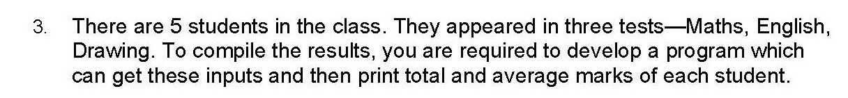 Solved 3. There are 5 students in the class. They appeared | Chegg.com