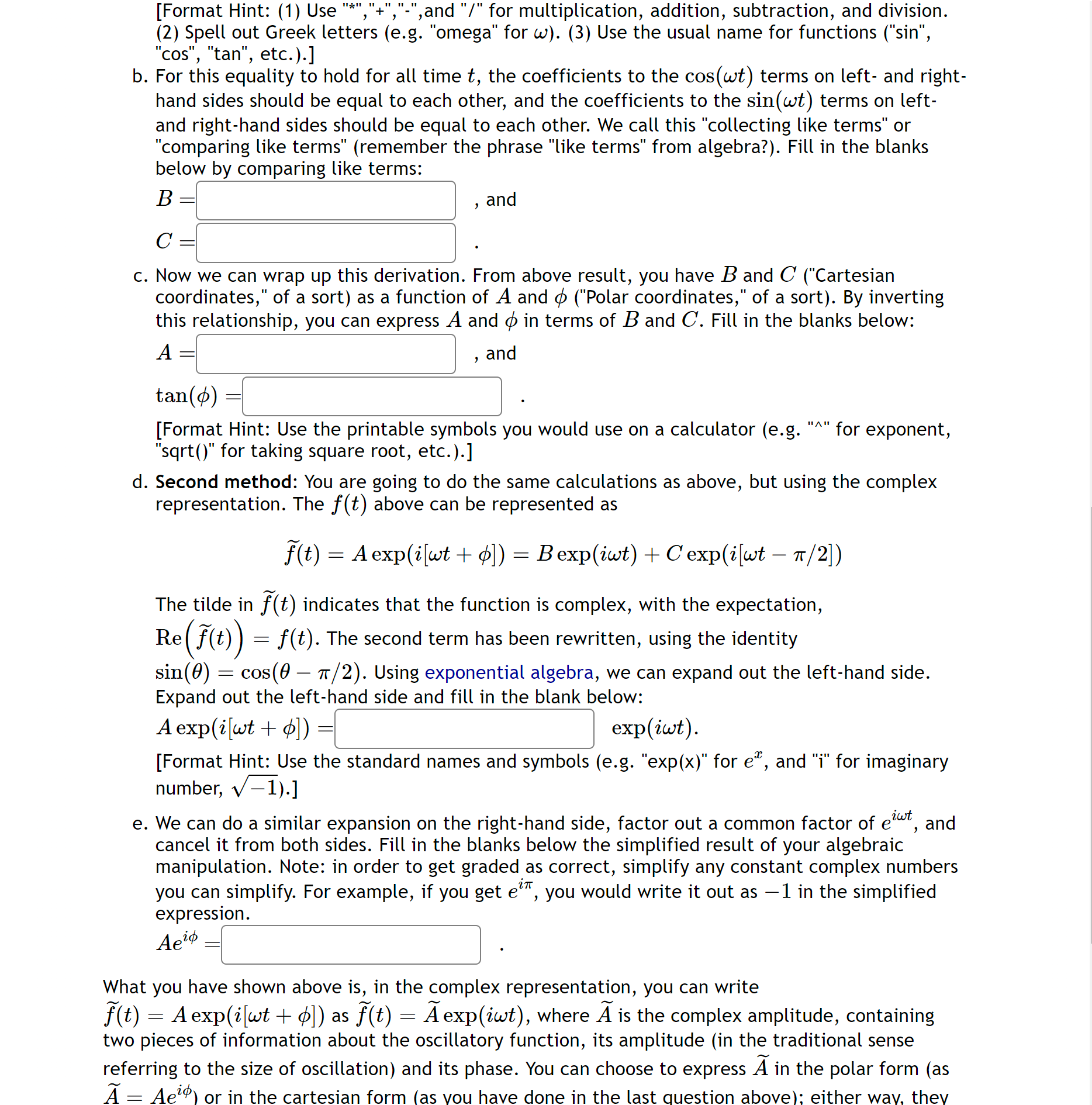Solved This question is guided tutorial for use of complex | Chegg.com