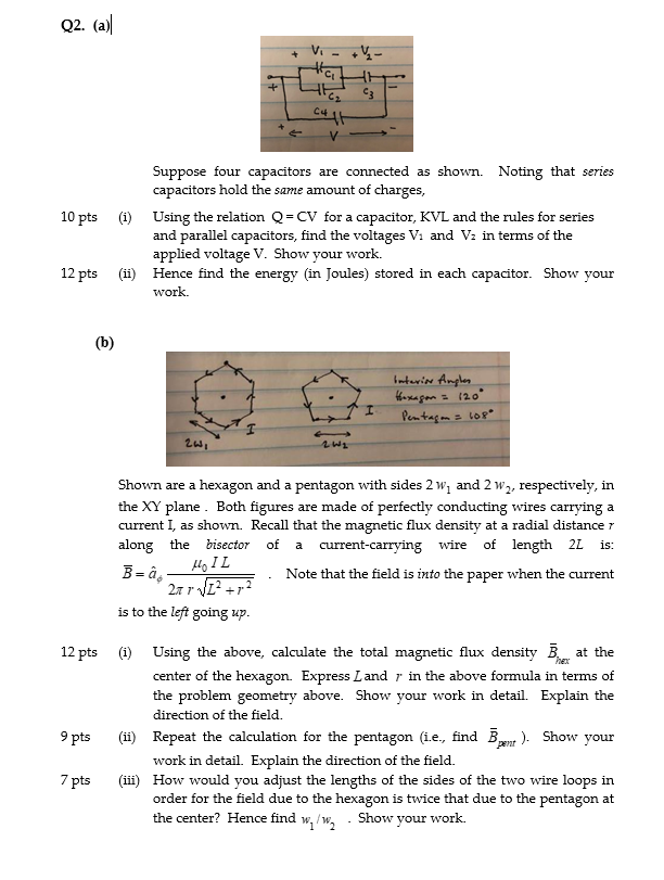 Solved Q2. (a) Suppose four | Chegg.com
