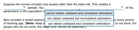 Solved 6. Missing data, nonrandom samples, and outlying | Chegg.com
