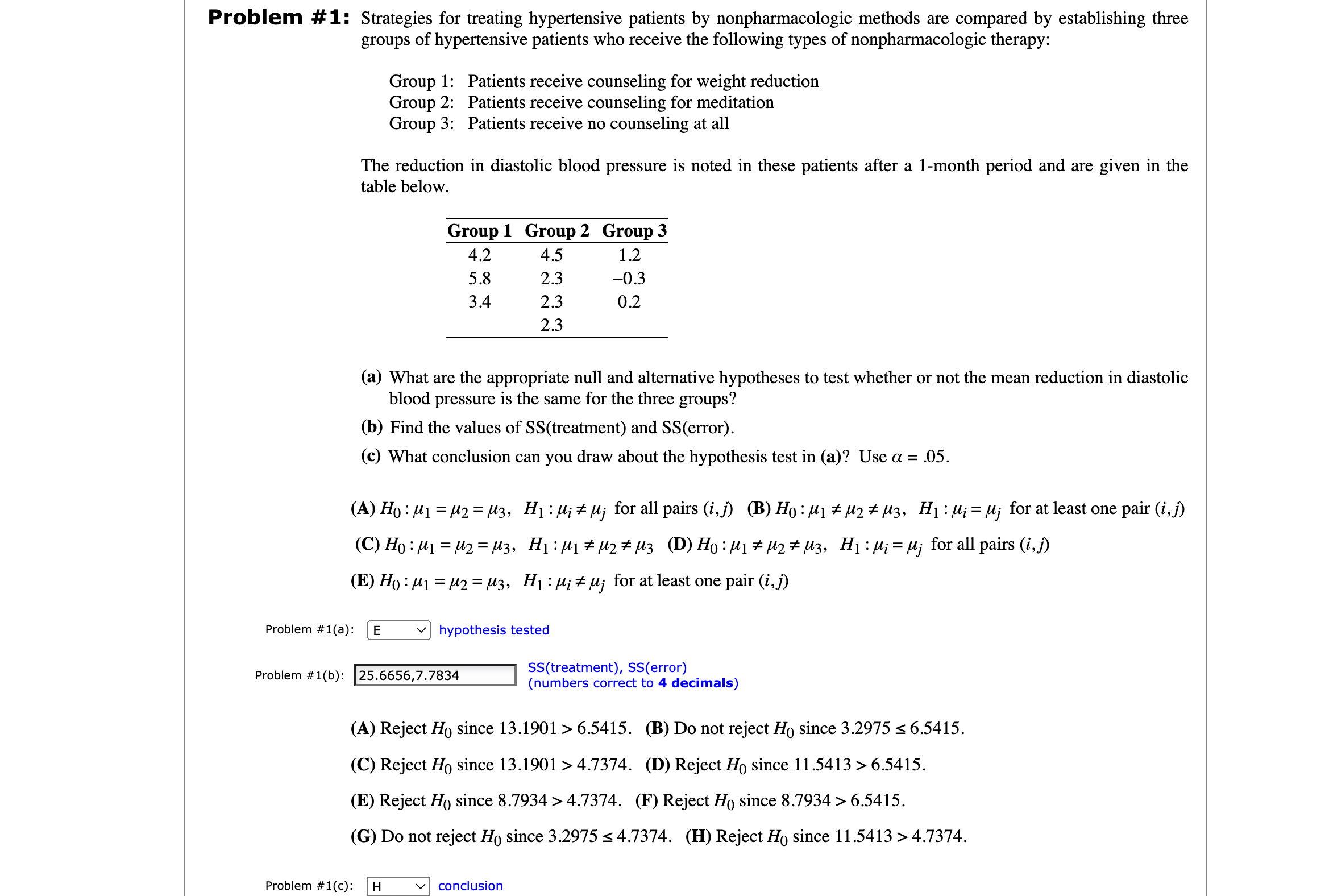 Solved roblem \#2: Using the data from Problem \#1 above, we | Chegg.com