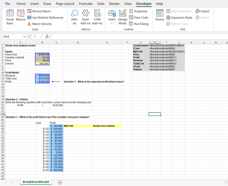 Write a VBA program that will step through the range | Chegg.com
