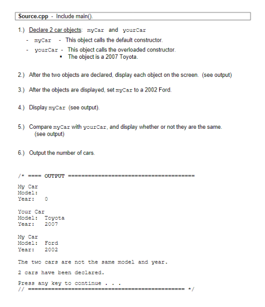 Solved HW_9f . (2 Programs) HW 9f-1 - Dog class - Overload | Chegg.com