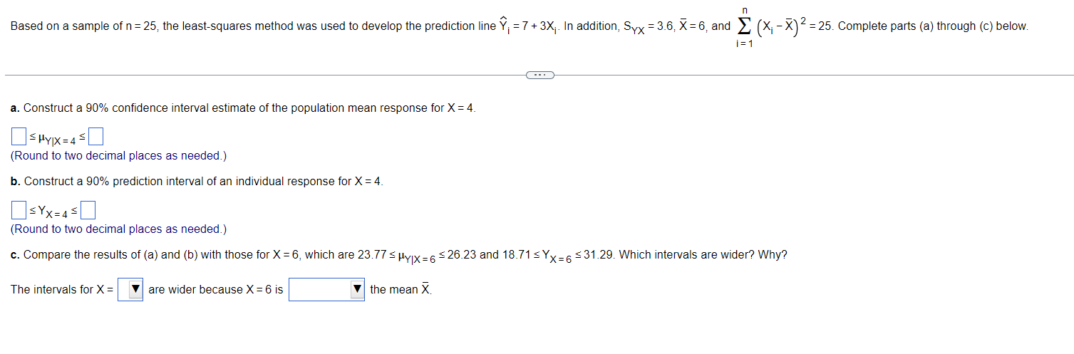 Solved a. Construct a 90% confidence interval estimate of | Chegg.com
