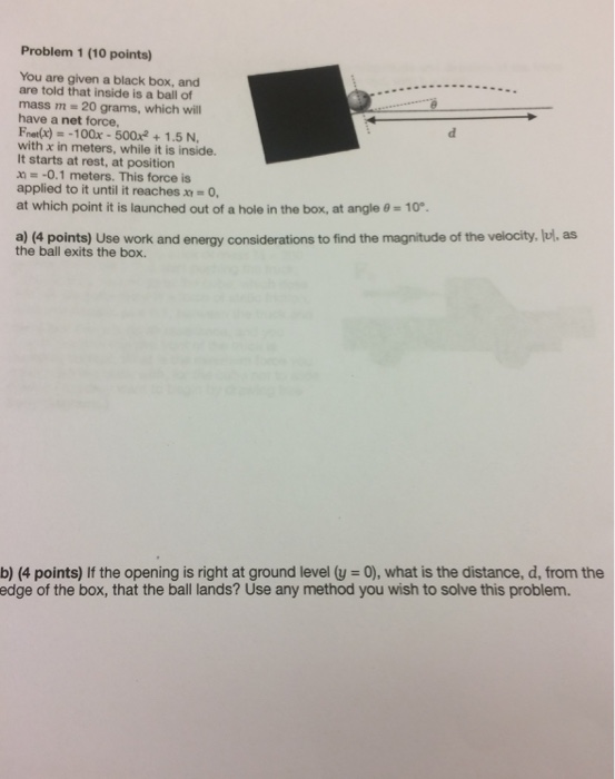 Solved You are given a black box, and are told that inside | Chegg.com