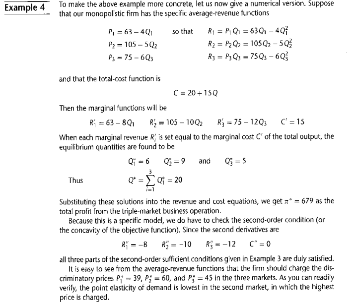 If the cost function of Example 4 ﻿is changed to | Chegg.com