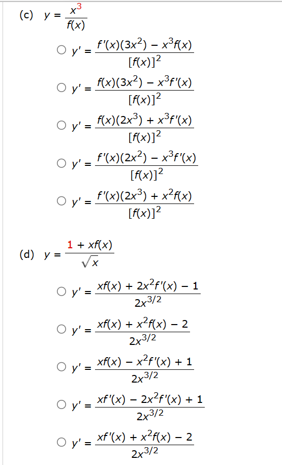 Solved If F Is A Differentiable Function Find An Expression