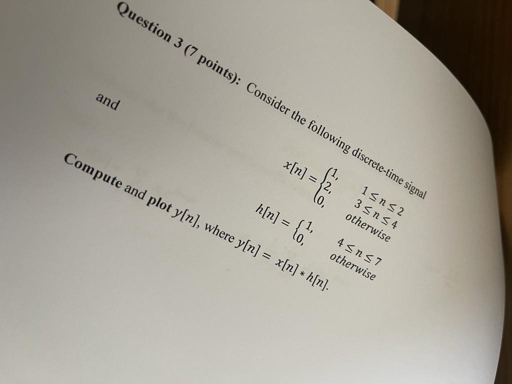 Solved Question 2 ( 8 points): Consider the following | Chegg.com