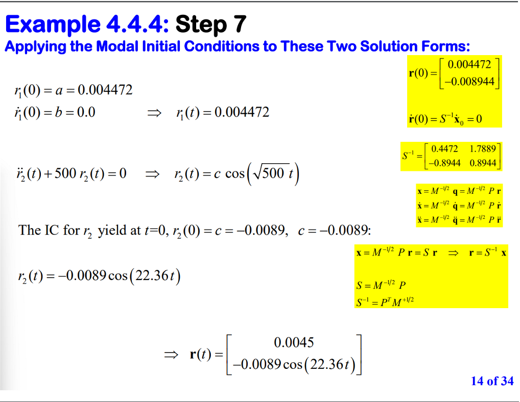 I'm working on this example problem where we go from | Chegg.com