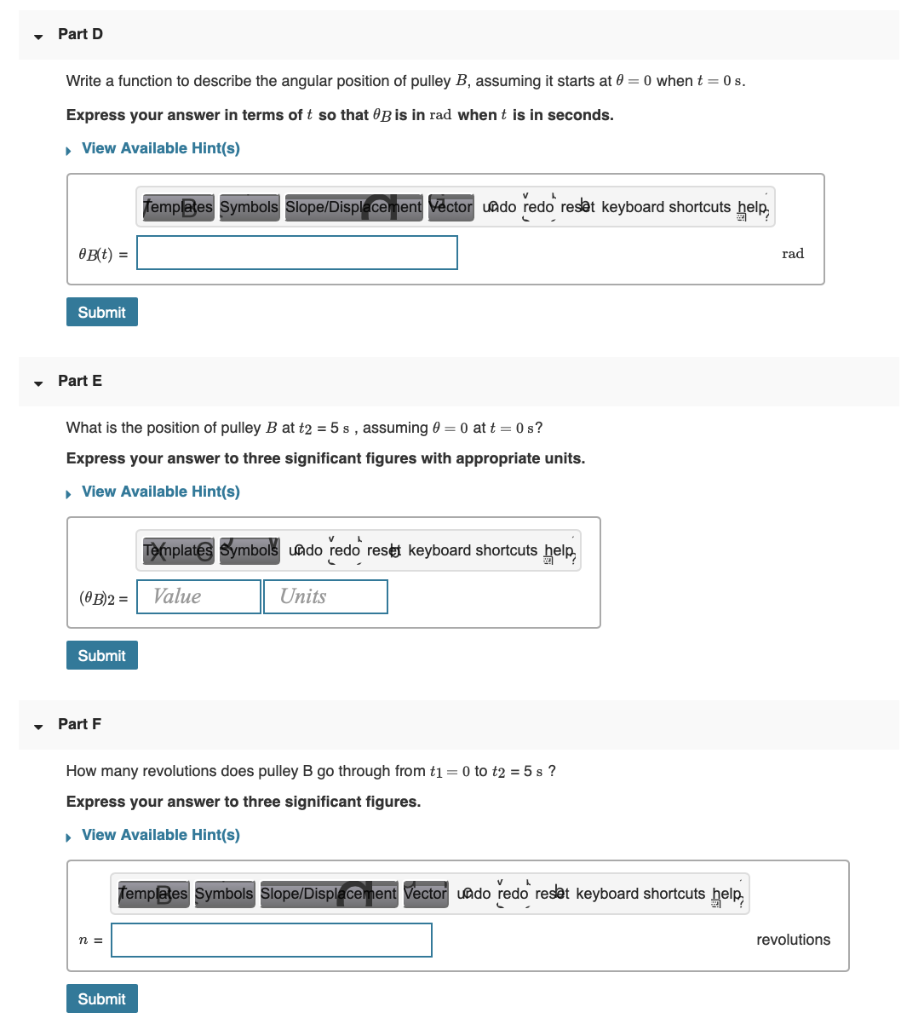 Solved Learning Goal: To use the kinematic relationships for | Chegg.com