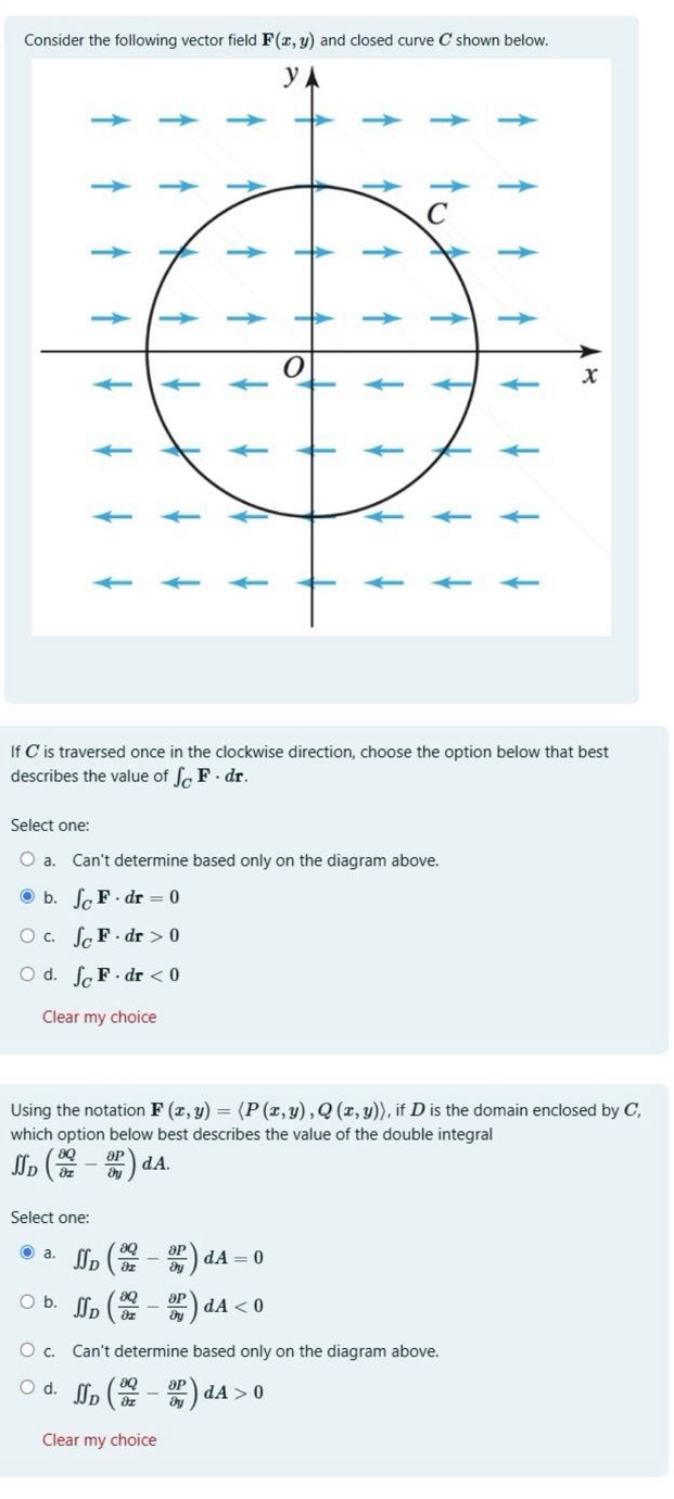 Solved If C is ﻿traversed once in ﻿the clockwise direction, | Chegg.com