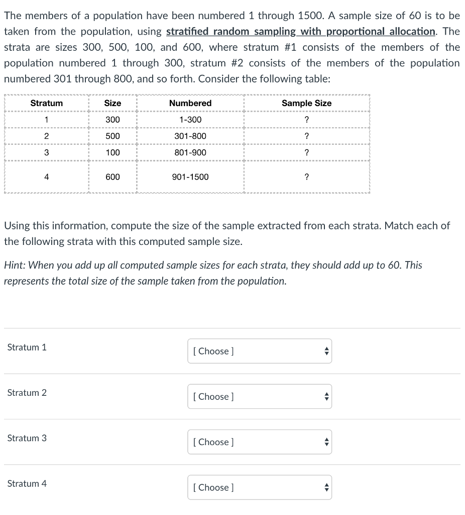 Solved The members of a population have been numbered 1 | Chegg.com
